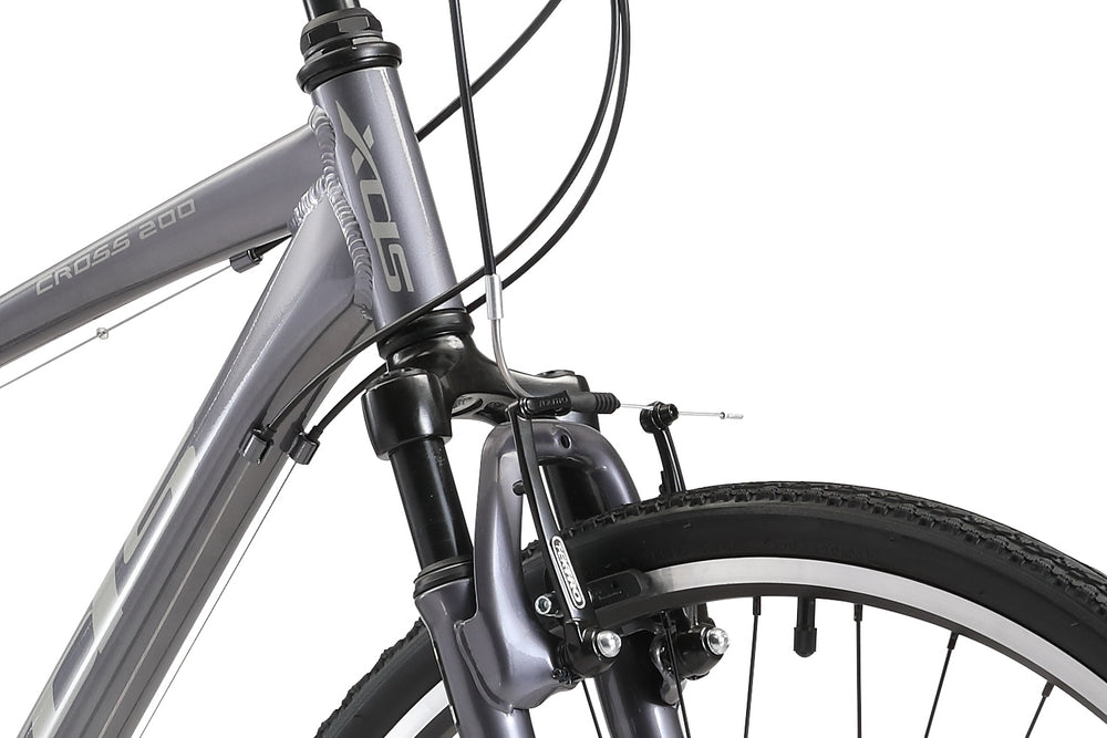 XDSBIKE Cross 200 21sp Comfort Hybrid Bike // Graphite