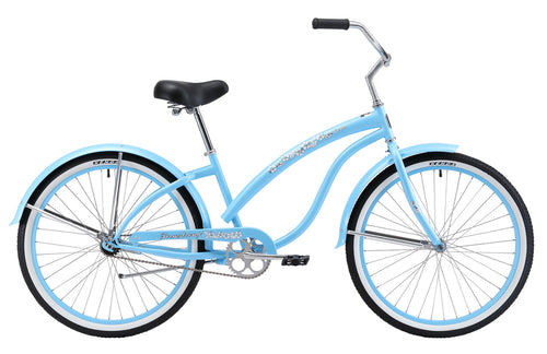 Firmstrong Bella Classic Single-Speed Women’s Beach Cruiser Bike Baby Blue