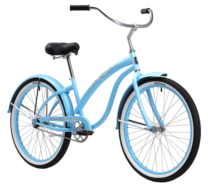Firmstrong Bella Classic Single-Speed Women’s Beach Cruiser Bike