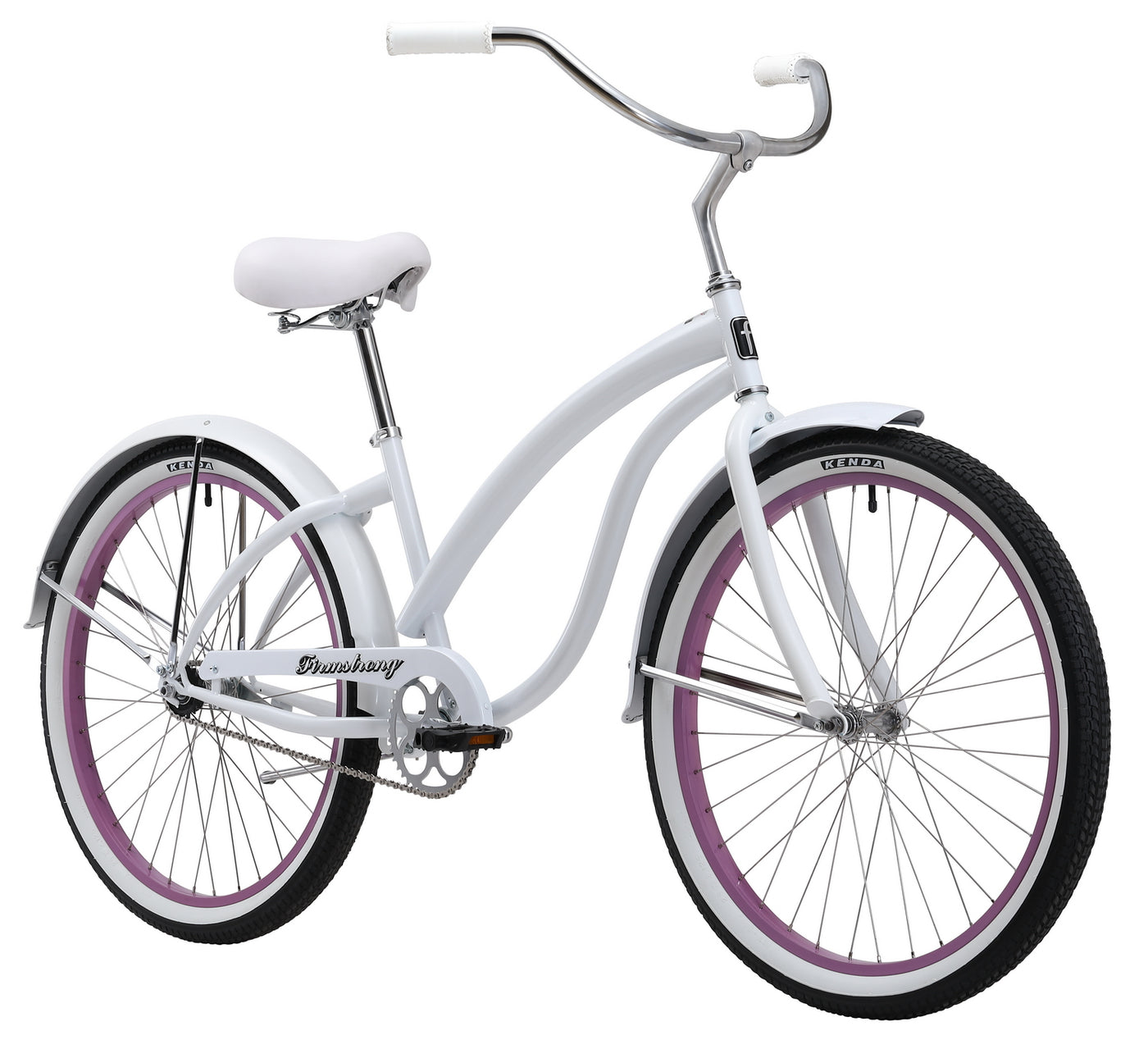 Firmstrong Bella Fashionista Single Speed - Women's Beach Cruiser Bike ...