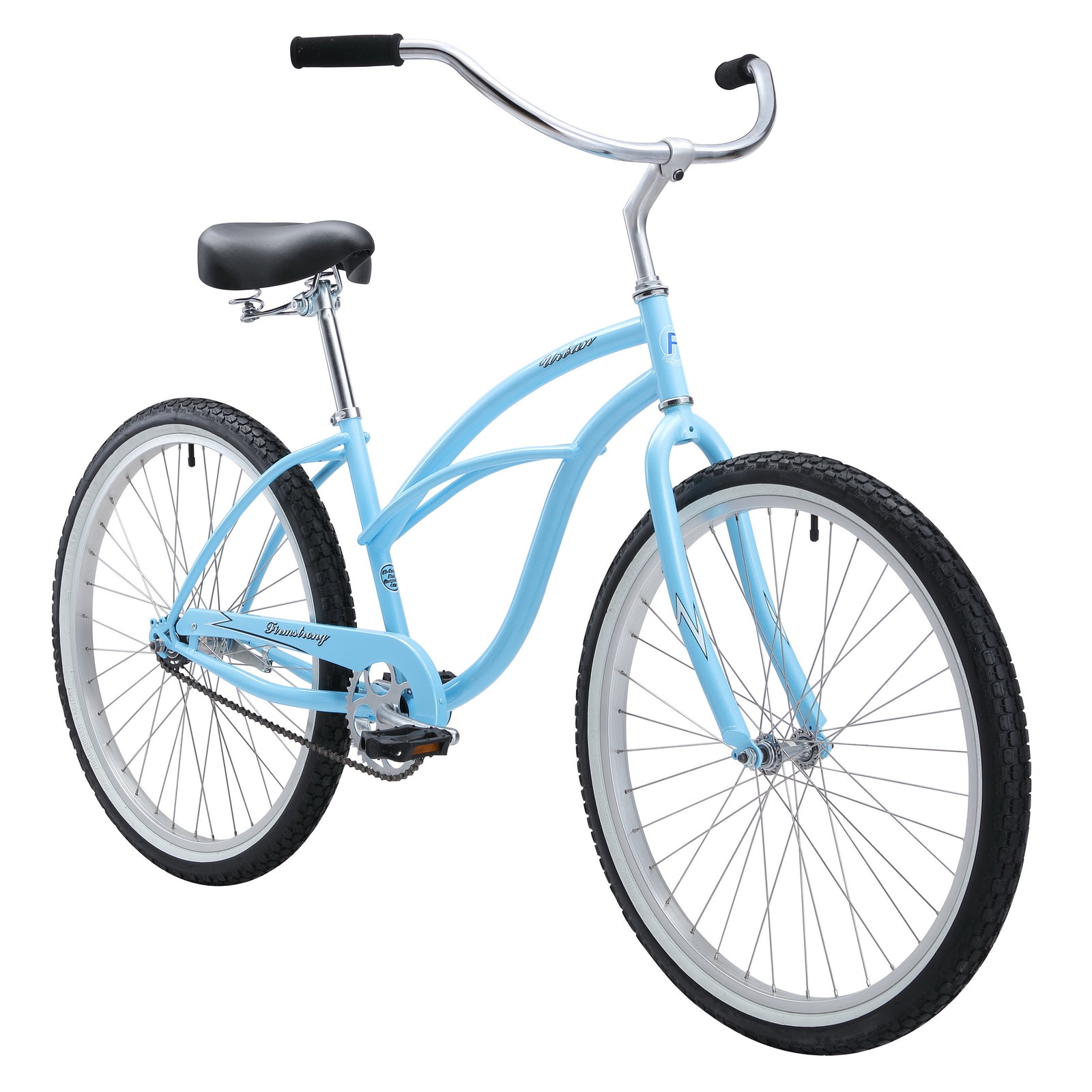Firmstrong Urban Lady Single Speed - Women's Beach Cruiser Bike White