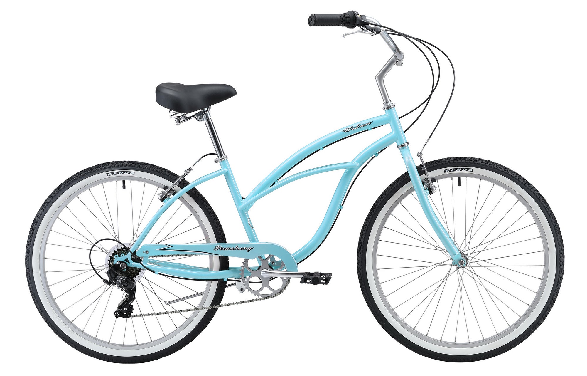 Firmstrong Urban Lady 7 Speed - Women's Beach Cruiser Bike Red